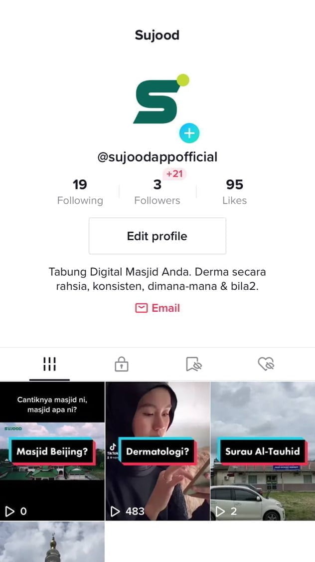 Sujood Sekarang di Tiktok!